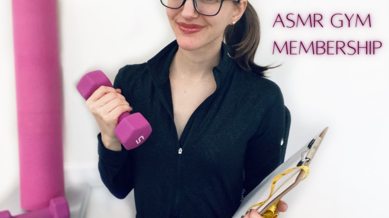 ASMR Gym Membership Roleplay l Soft Spoken, Writing, Typing - YouTube