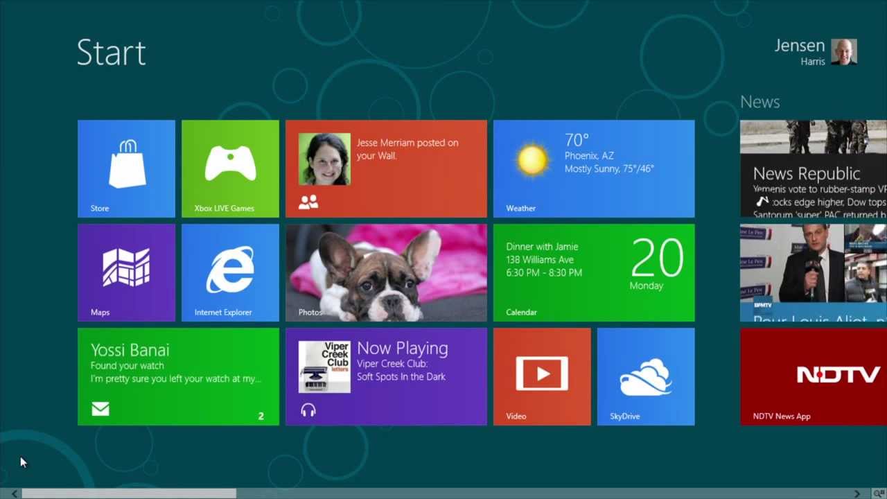 Windows 8 Consumer Preview Demo - YouTube