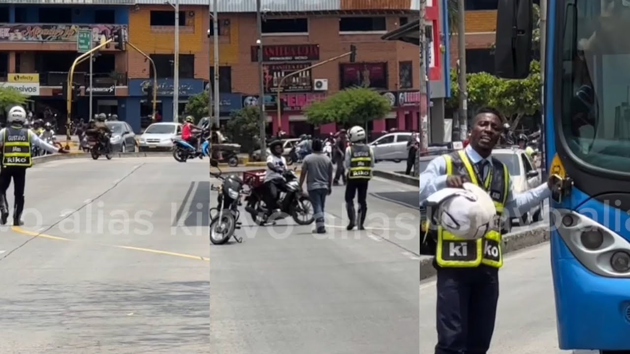 Continuamos Con Los Retenes En Las Vías Del Transporte “MIO” - YouTube