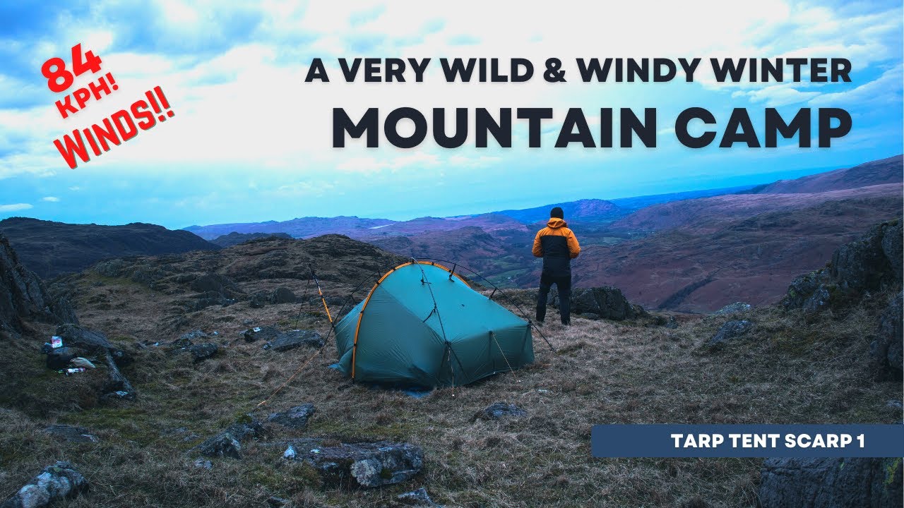 Solo Winter Wild Camping in Strong Winds!! || Tarptent Scarp 1 - YouTube