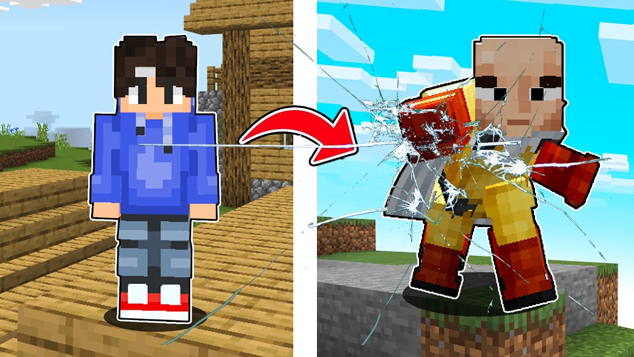 STRONGEST PUNCH in Minecraft - YouTube