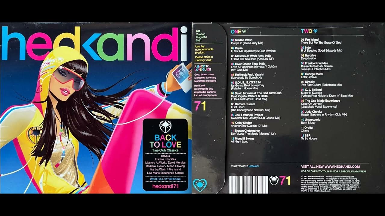 Hed Kandi - Back to Love, True Club Classics (Disc 1) (Classic House Mix Album) [HQ] - YouTube