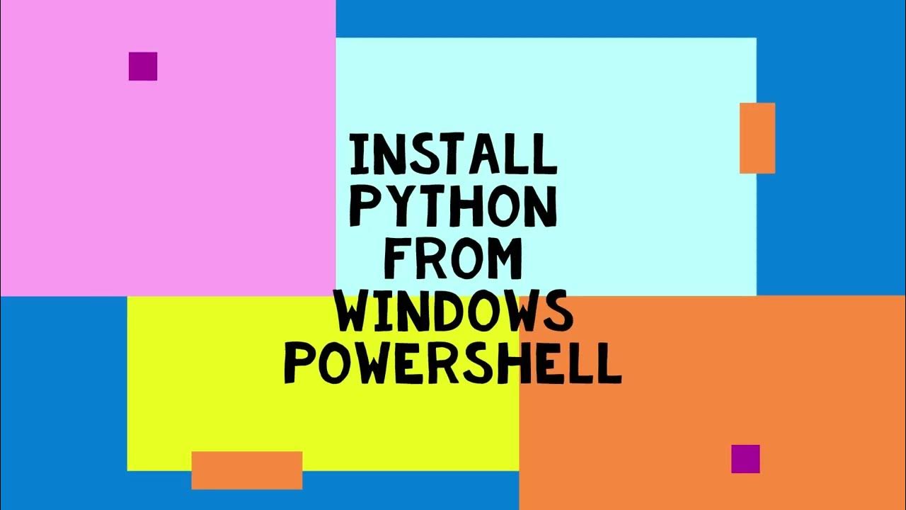 Win In a Minute: Install python with powershell and winget - YouTube
