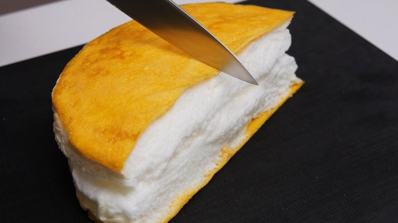 Omelette? cake? Mysterious dishes like clouds - YouTube