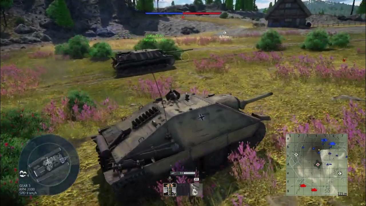 War Thunder Jagdpanzer 38t (Hetzer) gameplay (Greek) - YouTube