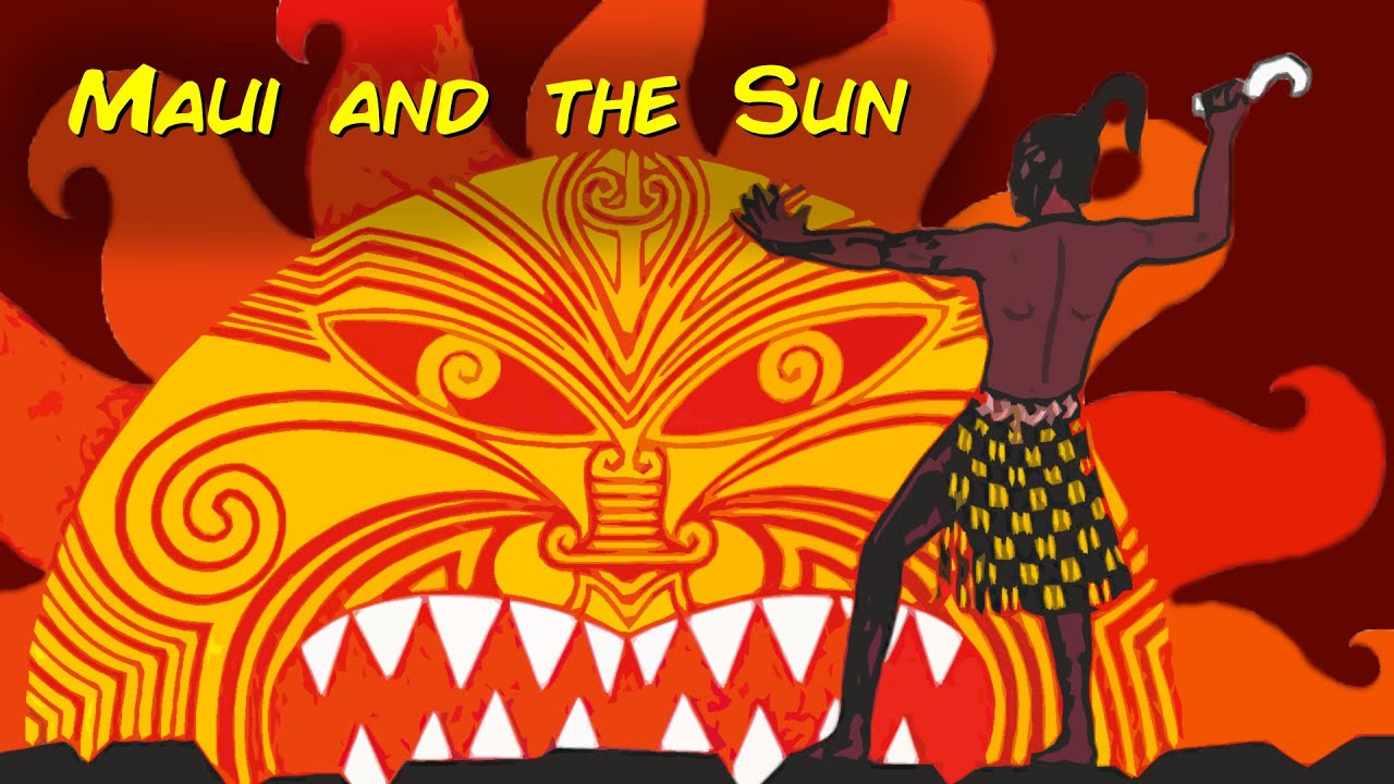 Māui and Tama-nui-te-rā (Sun) - YouTube