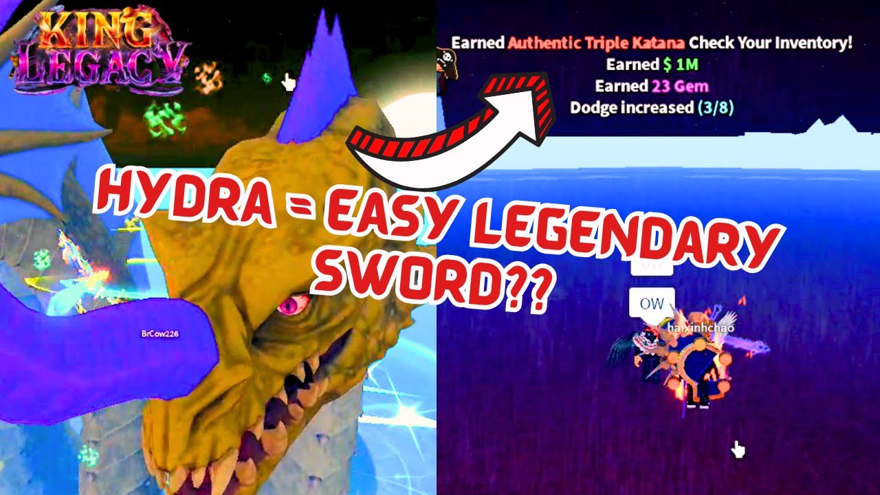 My 1st Time Hydra Experience Tier 2 Chest= Legendary Sword?? l King ...