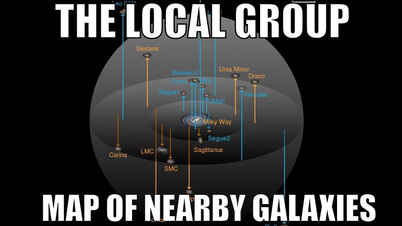Our Local Group Of Galaxies Labeled Pics About Space Galaxy