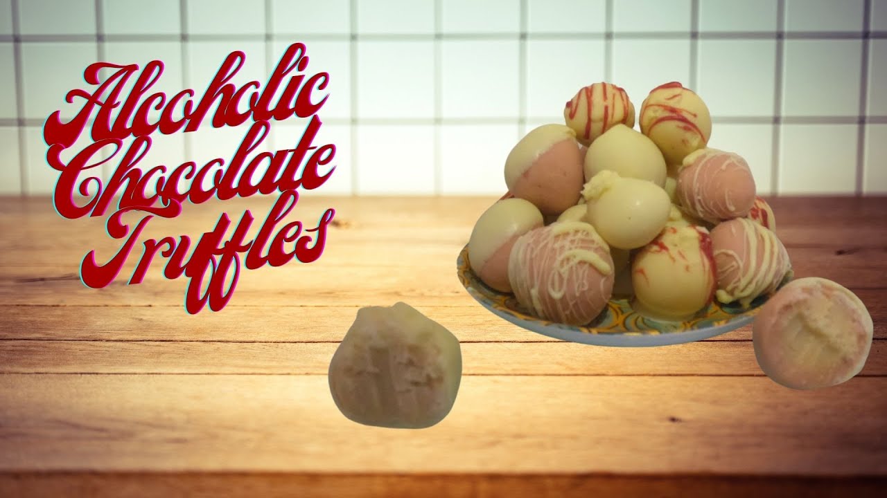 Easy alcoholic chocolate truffles for beginners. Ft. Salted Caramel ...