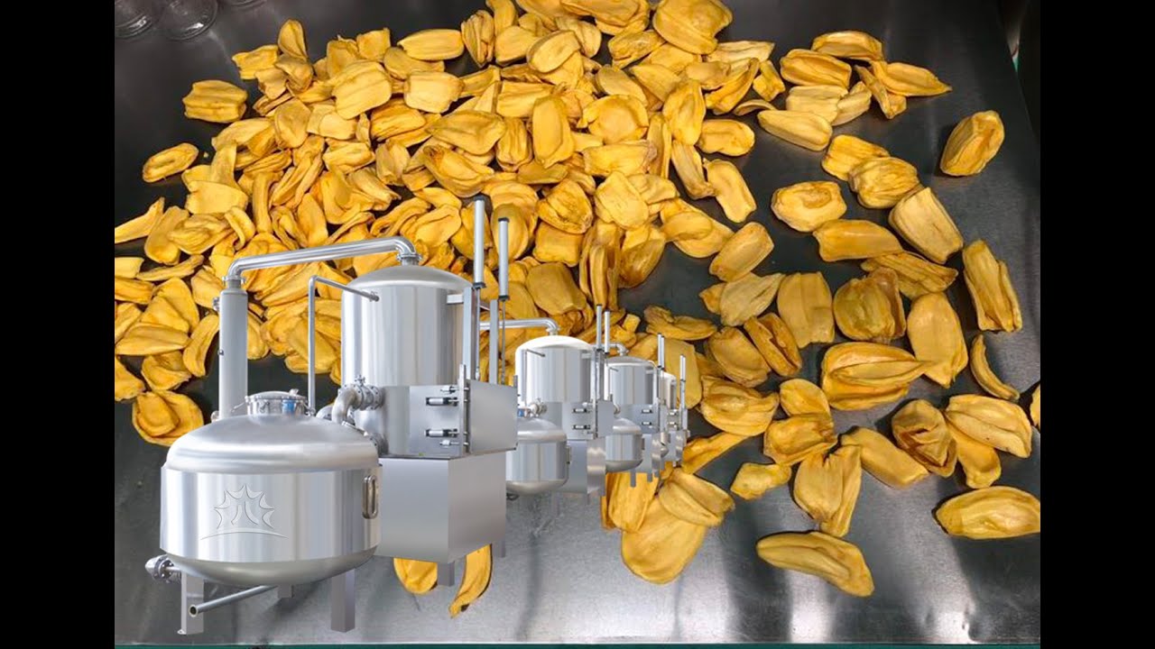 Vf Automatic Okra Chips Crispy Vacuum Frying Machine - YouTube