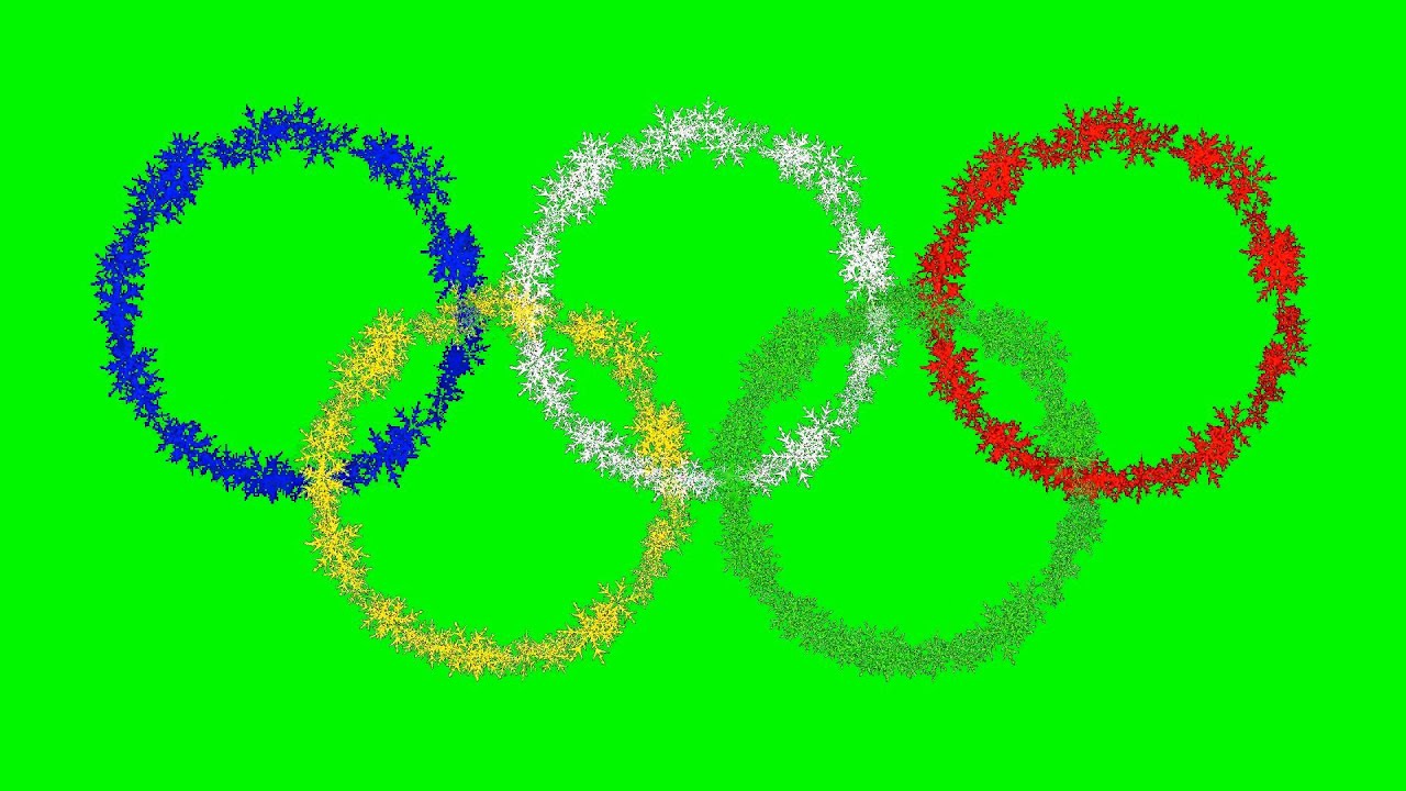️WINTER OLYMPIC GAMES ️Frame MOTION💯|#greenscreen effects - chroma key ...