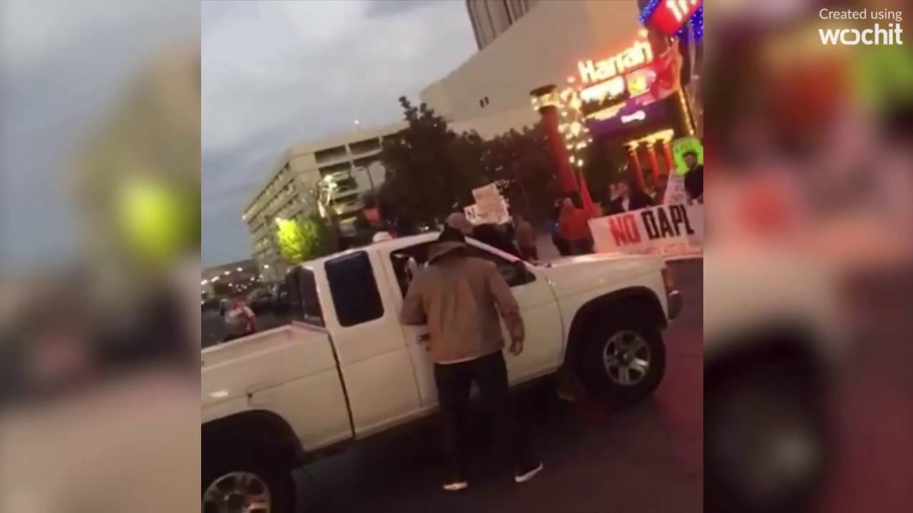 Pickup truck plowed through a crowd - YouTube