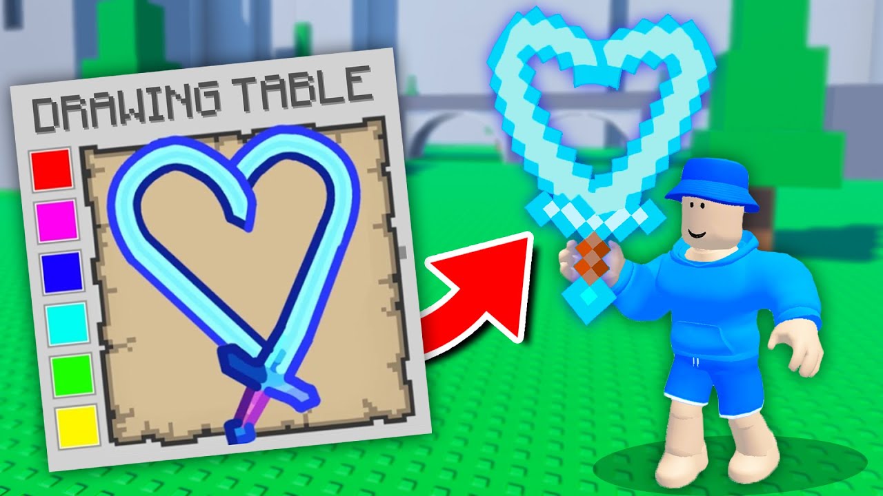 DRAW YOUR SWORD In Roblox - YouTube