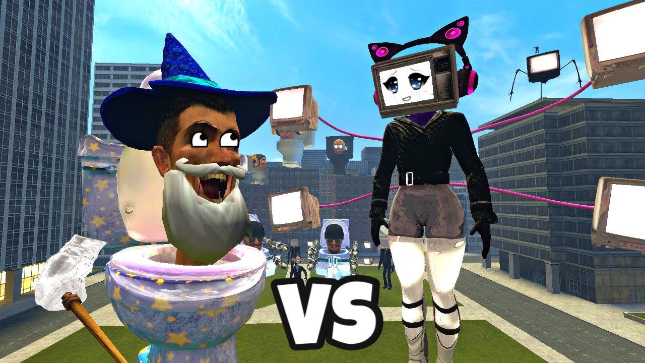 NEW SKIBIDI TOILET WIZARD VS UPGRADED TV WOMAN TITAN in Garry’s Mod ...