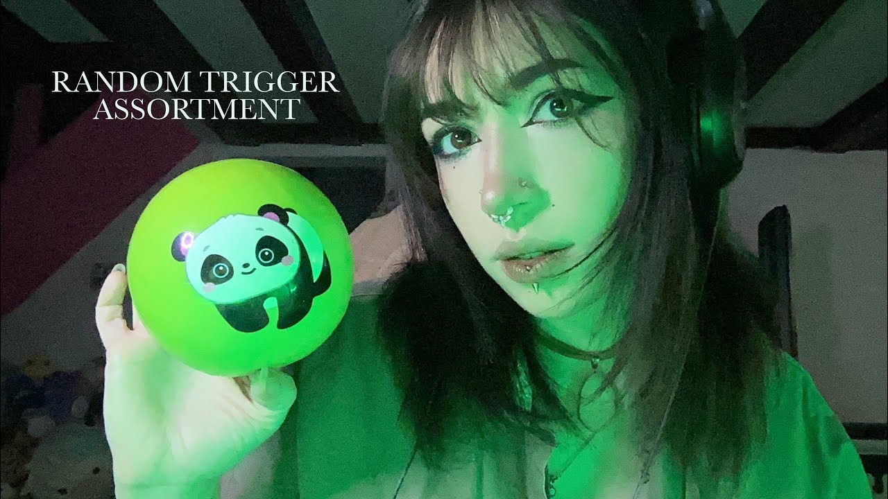 Random Trigger Assortment ASMR | Tapping, Scratching, Whispering, Lid ...