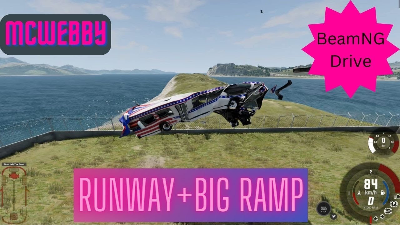 BeamNG Drive-Runway + Big Ramp - YouTube