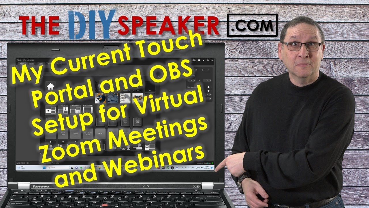 My Current Touch Portal and OBS Setup for Virtual Zoom Meetings and ...