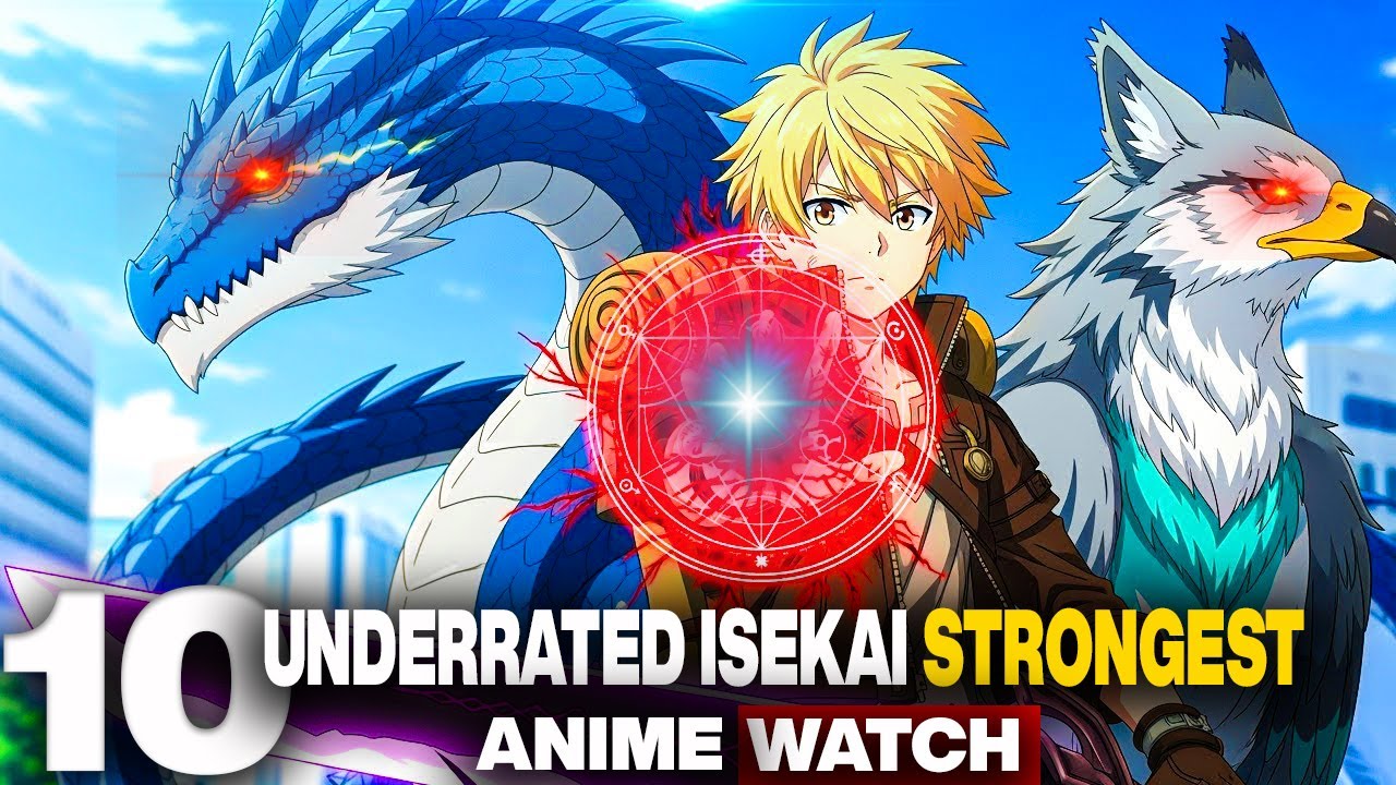 Top 10 Best Underrated Isekai Anime OP MC Overpowered Fantasy Strongest ...