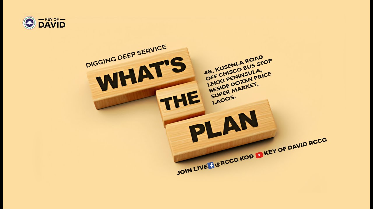DIGGING DEEP SERVICE- WHAT'S THE PLAN? - YouTube