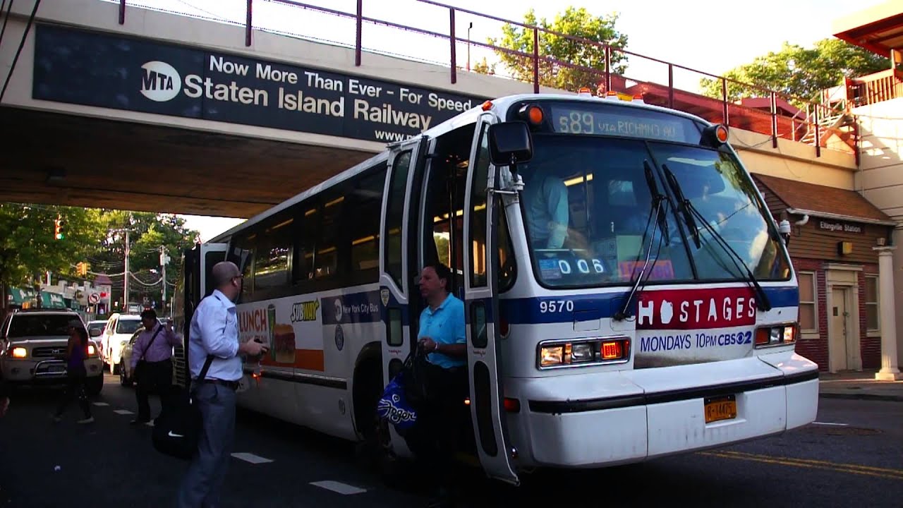 MTA New York City Bus 1998 NovaBus RTS-06 9570 On The S89 LTD ...