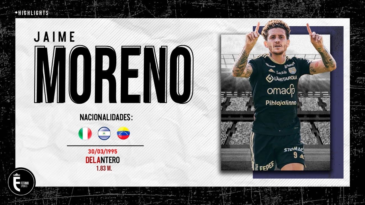 JAIME MORENO DELANTERO 2023 🇮🇹🇻🇪🇳🇮 - YouTube