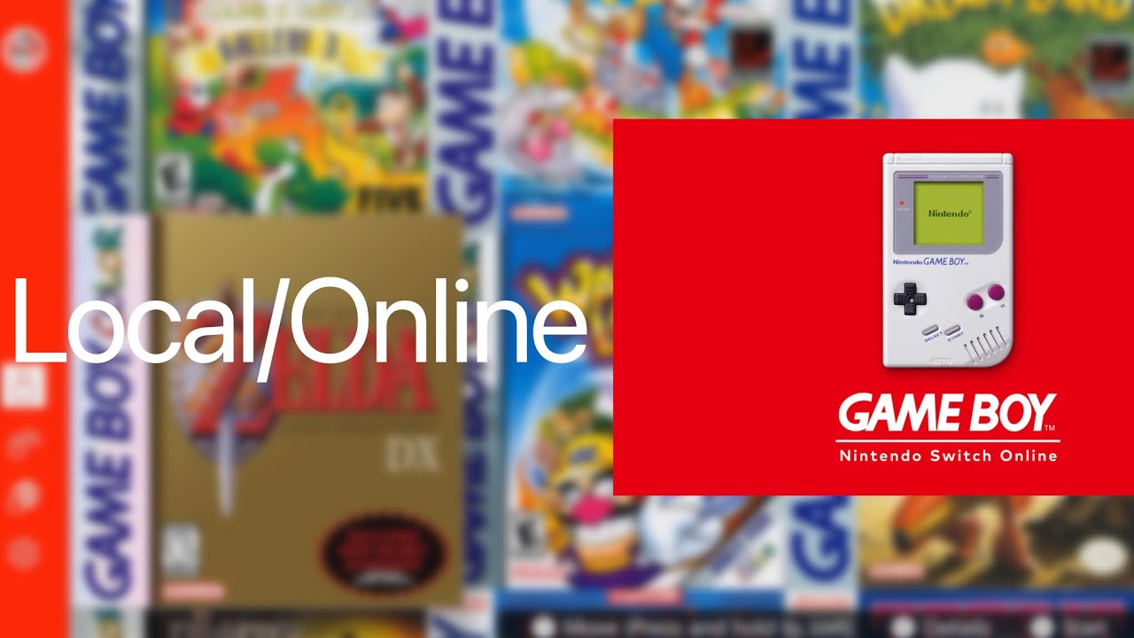 GameBoy switch Online (Showing the multiplayer and features) - YouTube