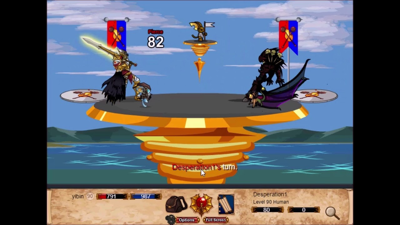Dragonfable 1v6 Ultimate Pvp Challenge Youtube