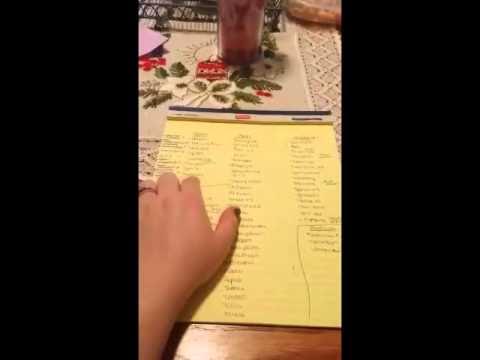 Meal Planning & Grocery List - YouTube