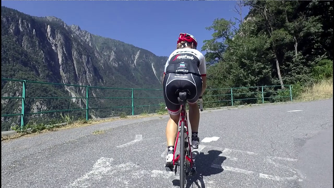Climbing the Lacets de Montvernier - YouTube