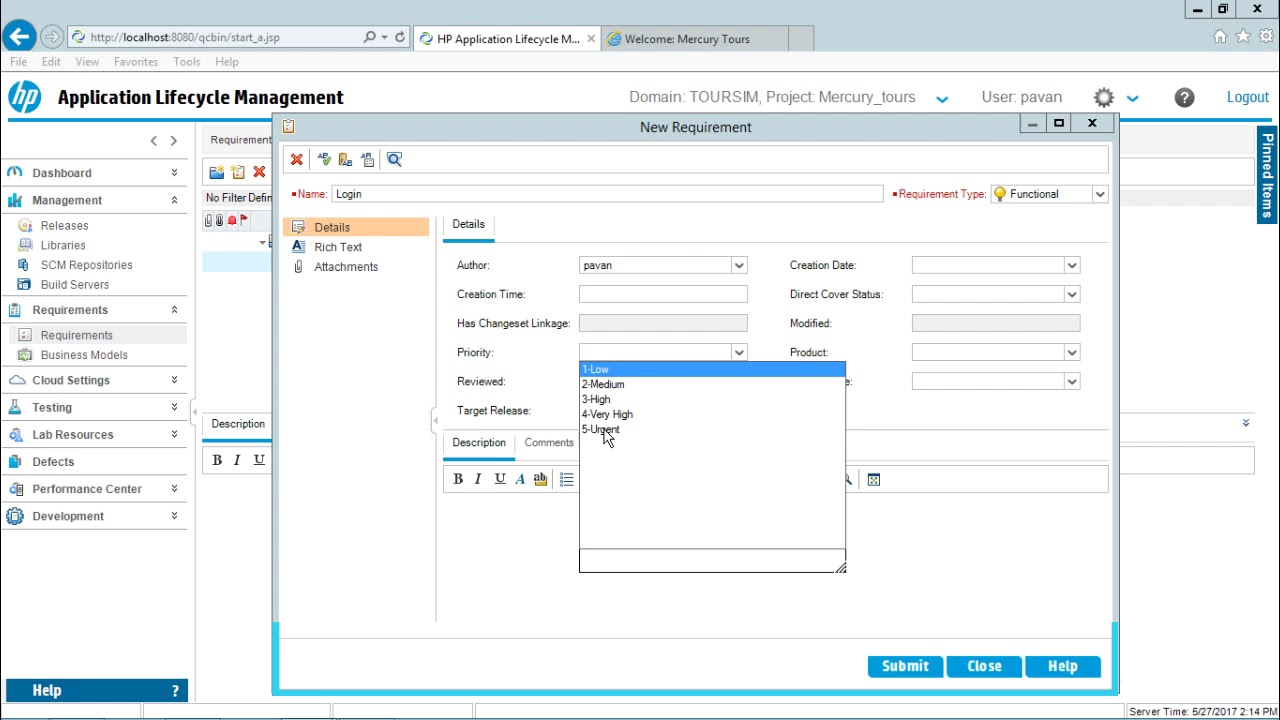 HP ALM - Requirements - YouTube