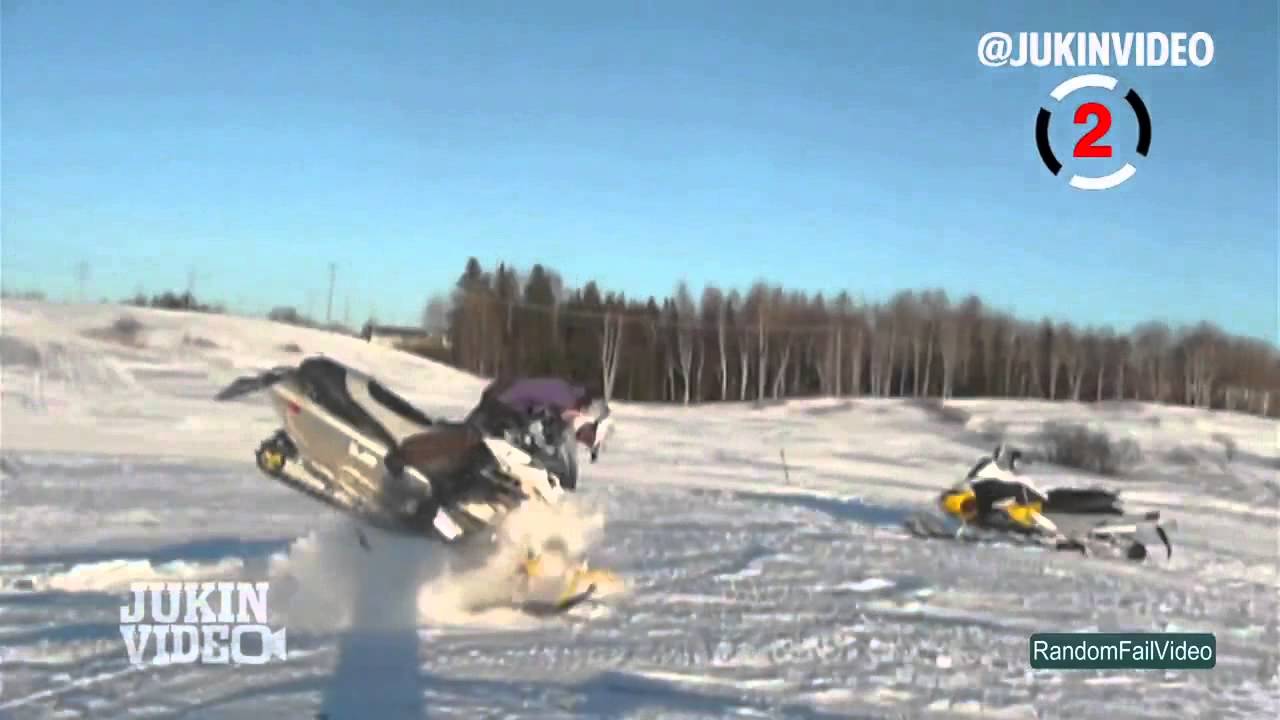 Top 5 Best Snowmobile Crashes In History RFV - YouTube