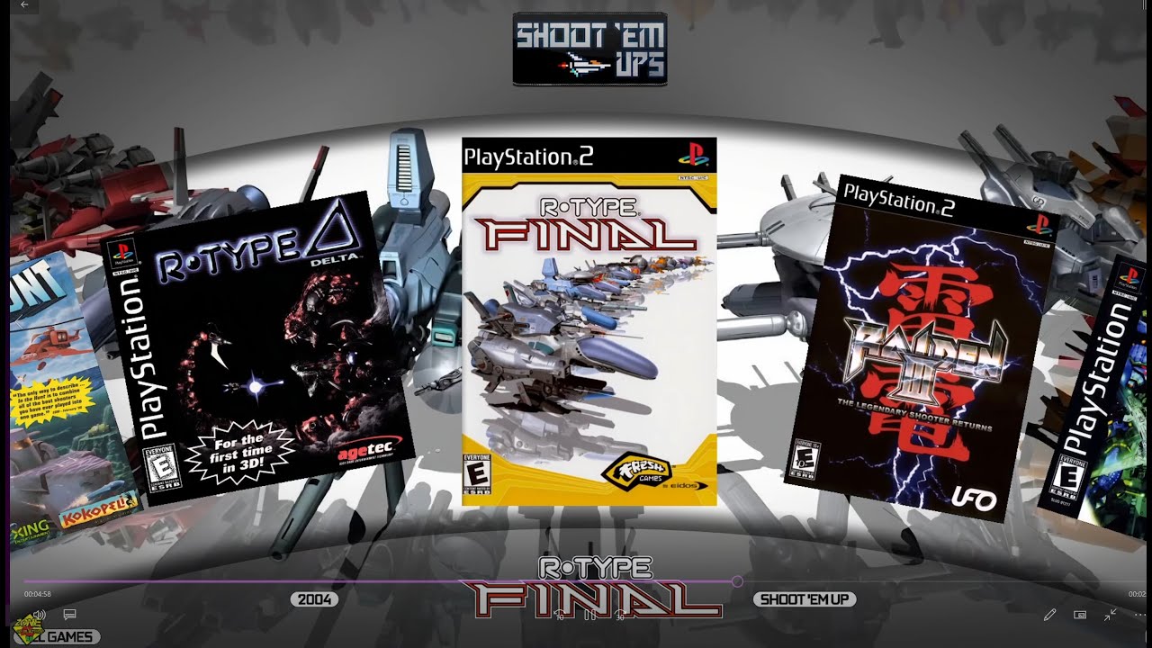 Multijogos Core Type R PS1 PS2 ShootemUps Collection Jogos de Navinha ...