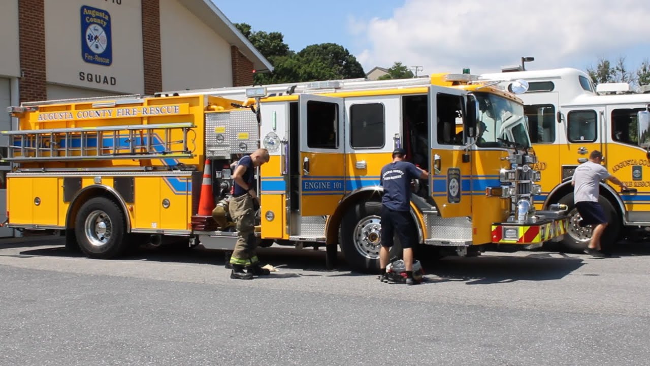 *Putting on Gear* ACFR Engine 101 Responding, August 2024 - YouTube