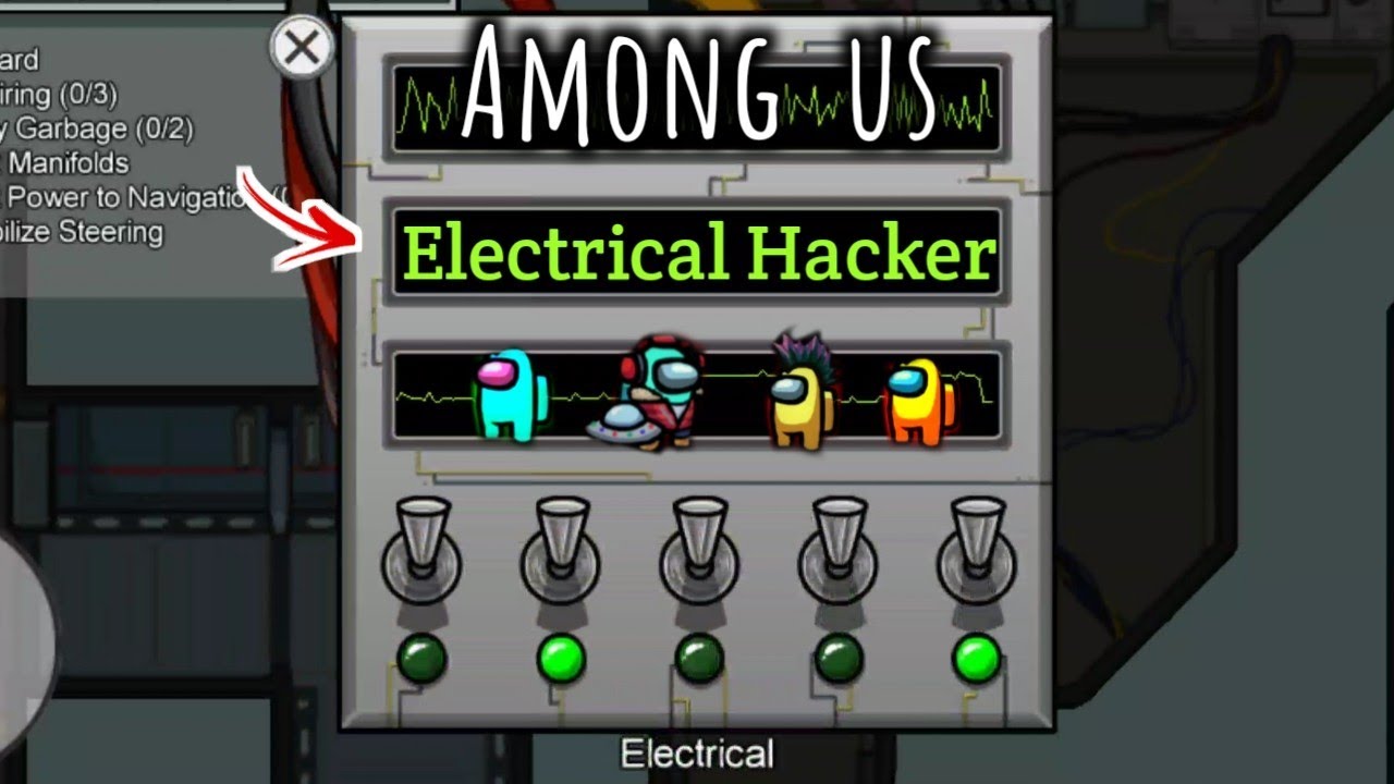 ELECTRICAL HACKER in Among Us !!!😈😱 - YouTube