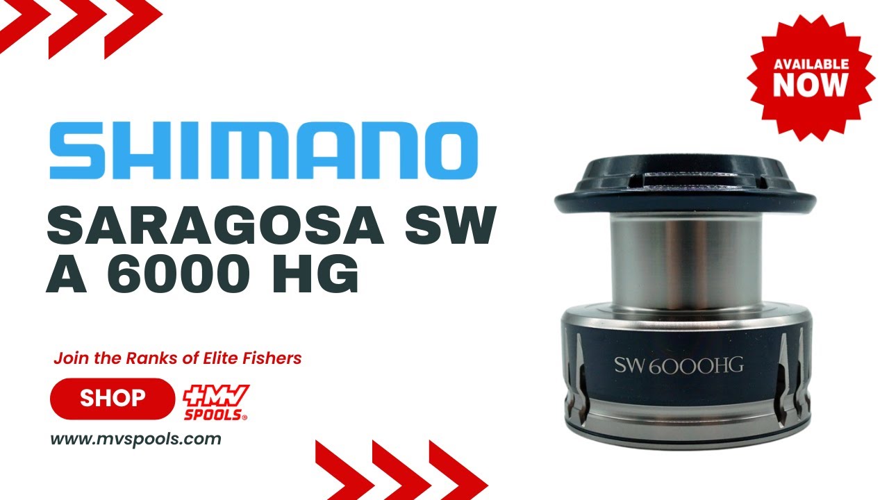 Original Spool Saragosa SW A 6000 HG - YouTube