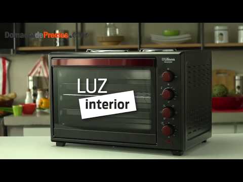Horno electrico Liliana AO960 MEGACOOK 60 Litros y 2 Anafes Superiores