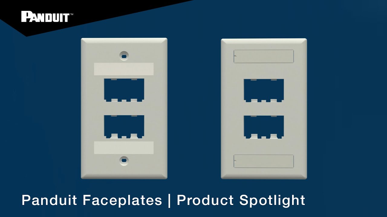 Panduit Faceplates | Product Spotlight - YouTube