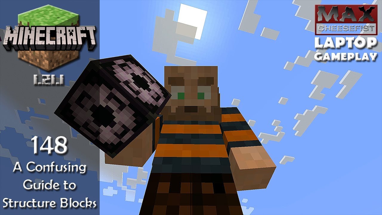 MINECRAFT 1.21.1 // 148: A Confusing Guide to Structure Blocks ...