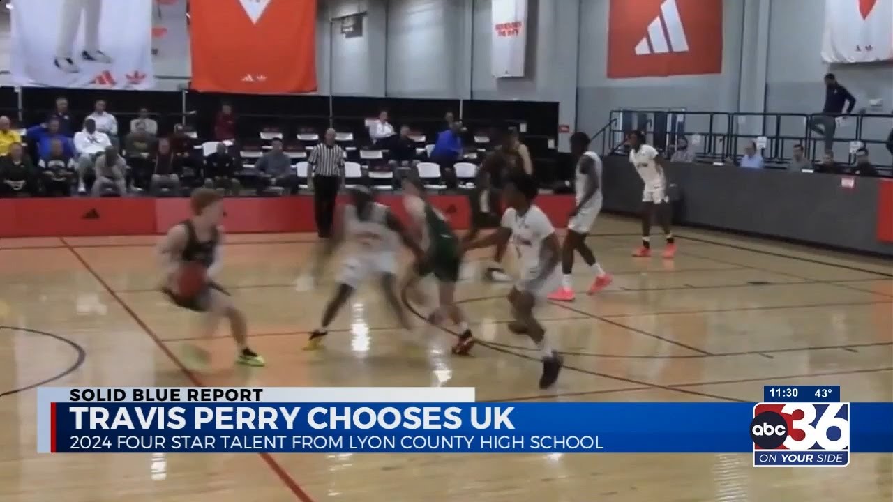 Lyon County's Travis Perry commits to Kentucky Basketball - YouTube