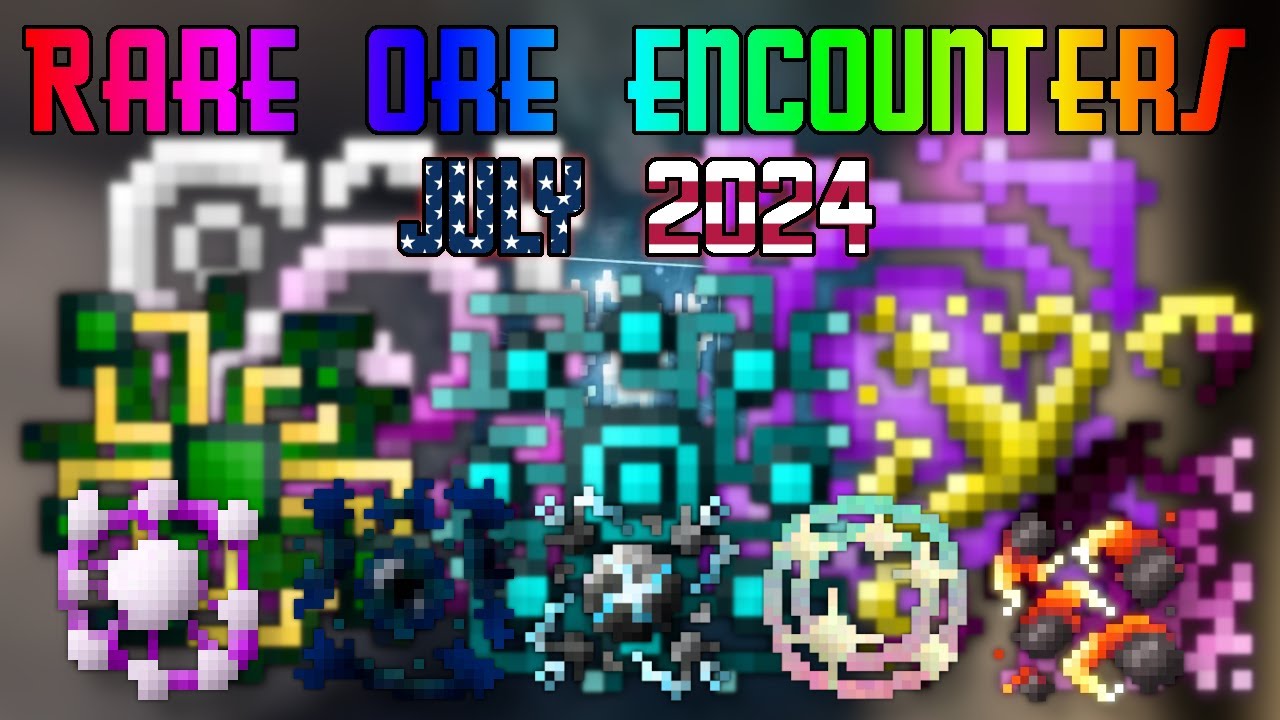 ROBLOX Mining Games: Ore Rarity Encounters | July 2024 - YouTube