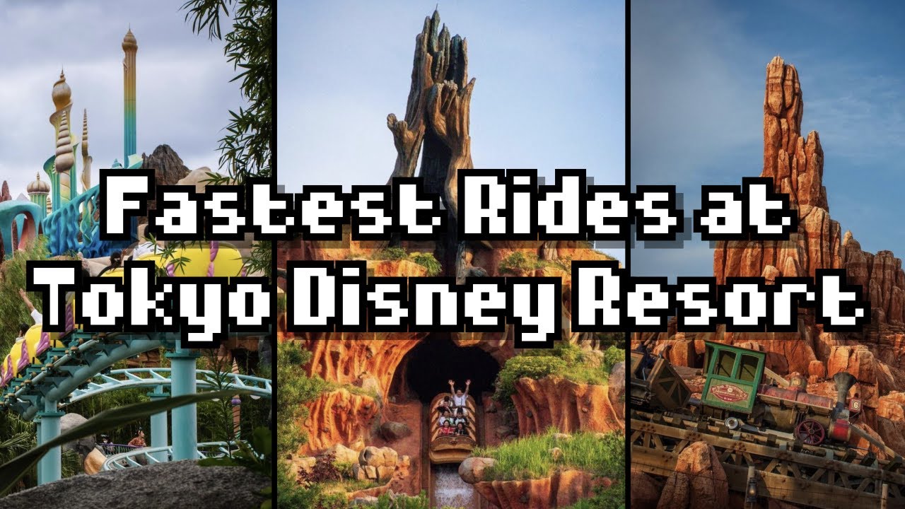 Top 9 Fastest Rides at Tokyo Disney Resort - YouTube