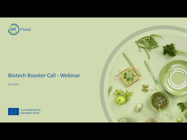 Biotech Innovation Call - EIT Food