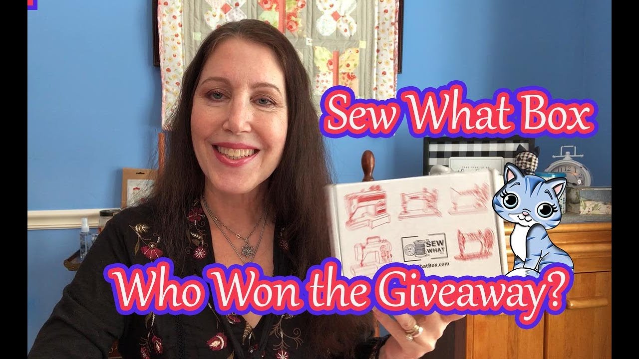 Giveaway Winner of the 3 Month Sew What Box Subscription - YouTube