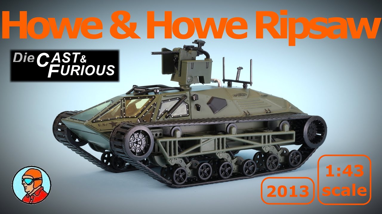 Howe & Howe - Ripsaw EV1 - 1/43 Scale model car - n. 36 Fast and ...