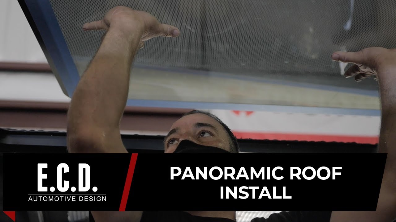 Behind The Build: Panoramic Roof Install On A Defender | E.C.D ...