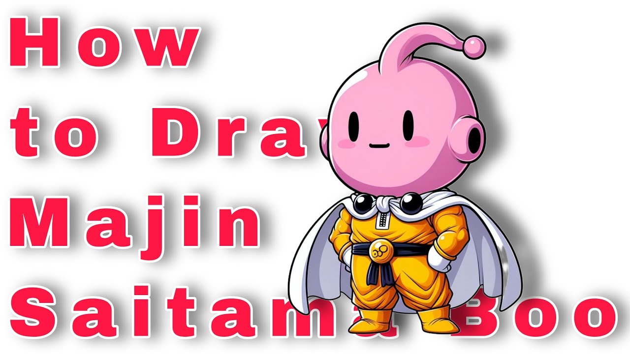 How to Draw Majin Saitama Boo - YouTube