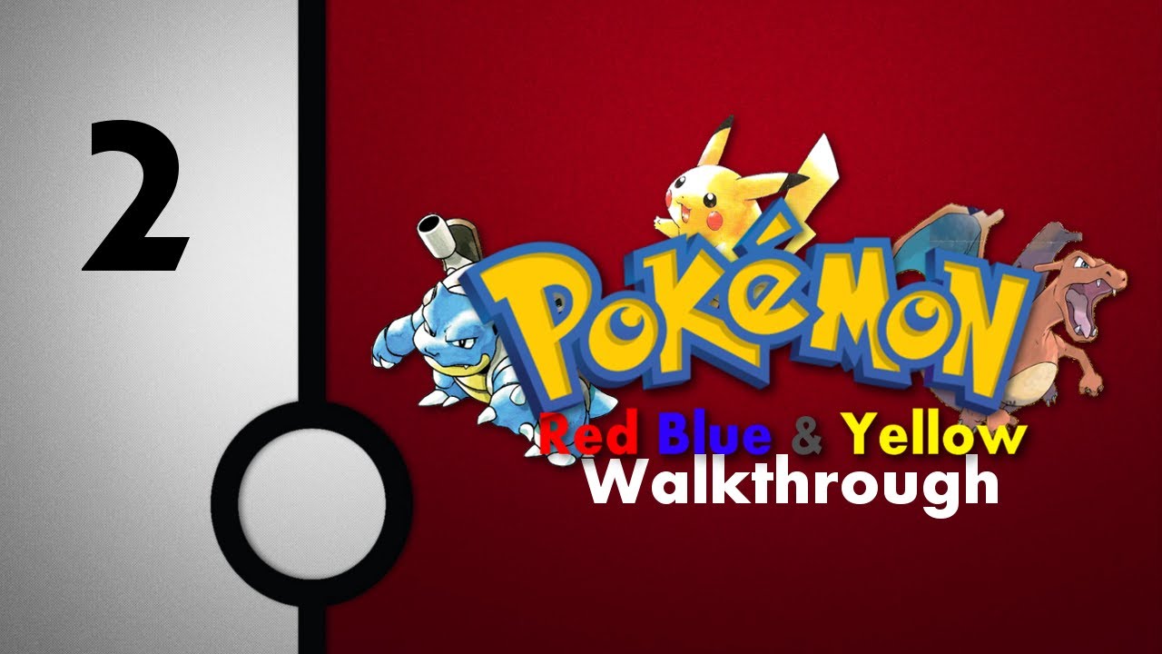 Pokemon Red Blue & Yellow Walkthrough - 2 - Viridian City (Route 22 ...