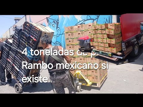 El Rambo mexicano si existe, trabaja en la central de abastos México ...