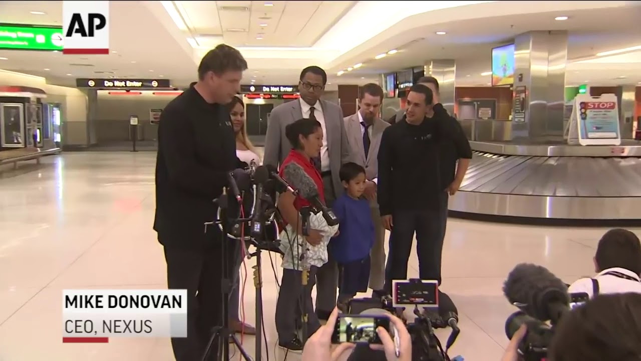 Separated Immigrant Mother And Son Reunited Youtube