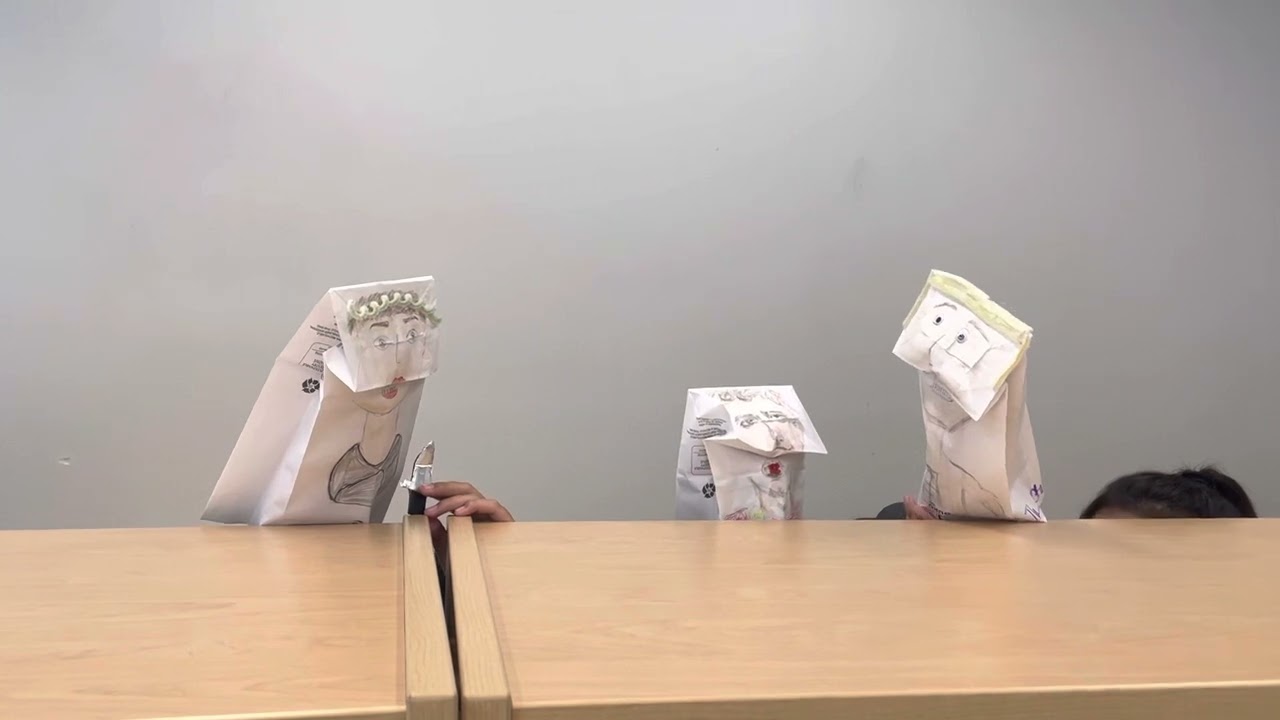 Julius Caesar mini puppet show for school - YouTube